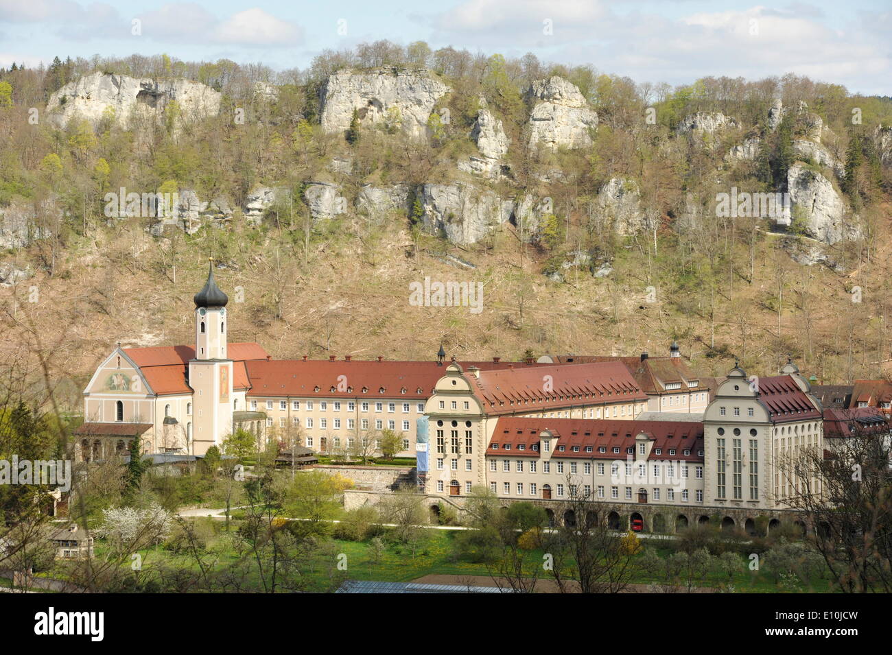Beuron monastery in beuron in the danube valley hi-res stock ...