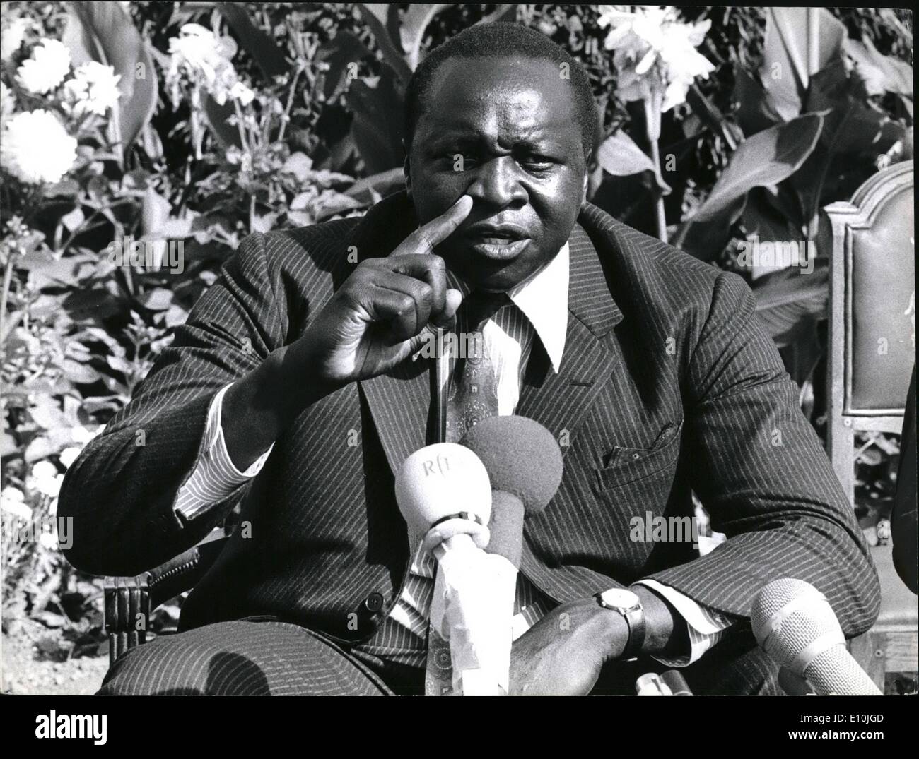 Mar. 03, 1973 - Pres. Idi Amin of Uganda Gen Amin Stock Photo - Alamy