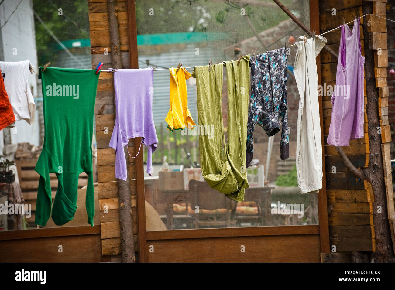 Laundry string hi-res stock photography and images - Alamy