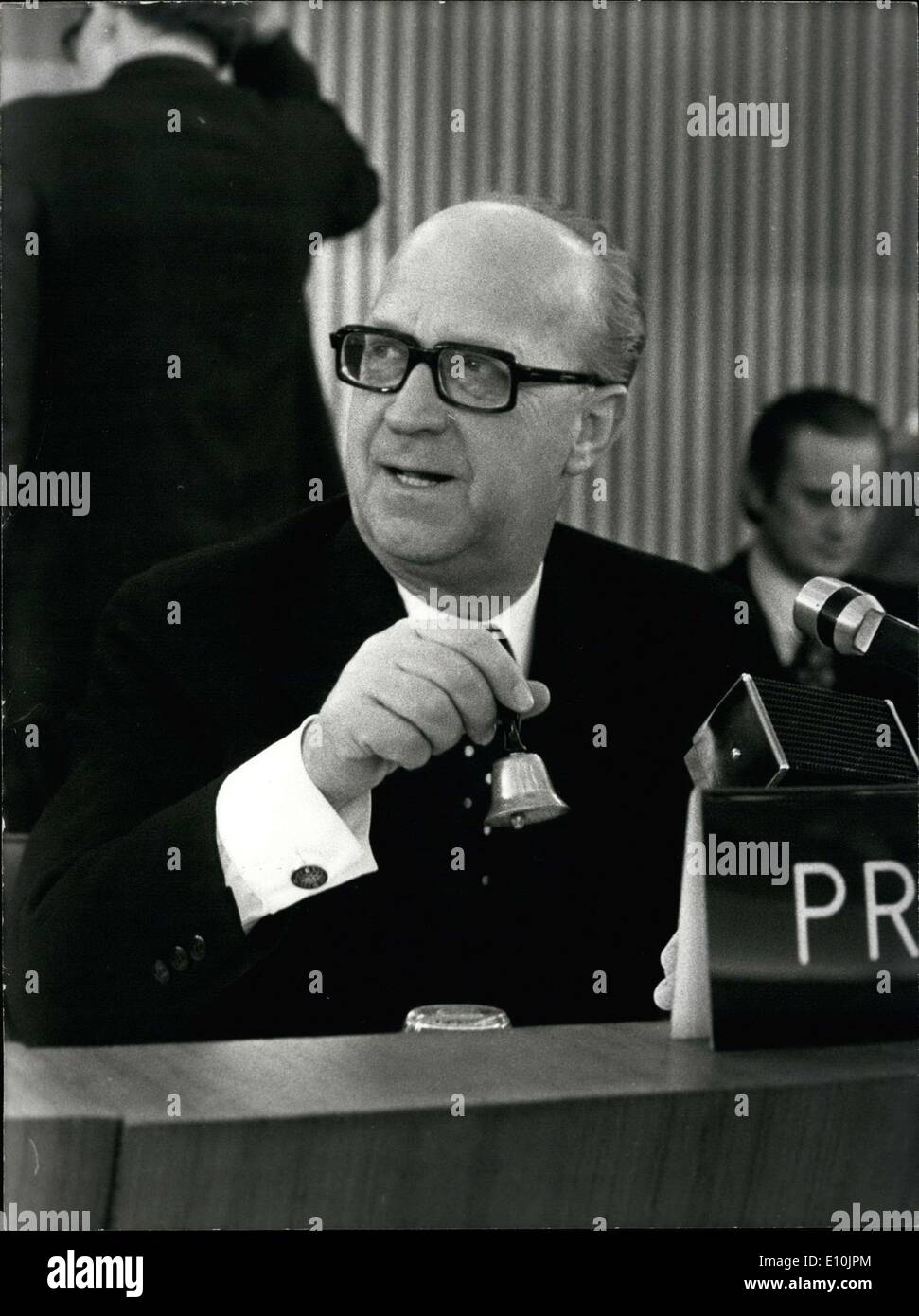 Apr. 12, 1973 - Ingemund Bengtsson was just elected the new President ...