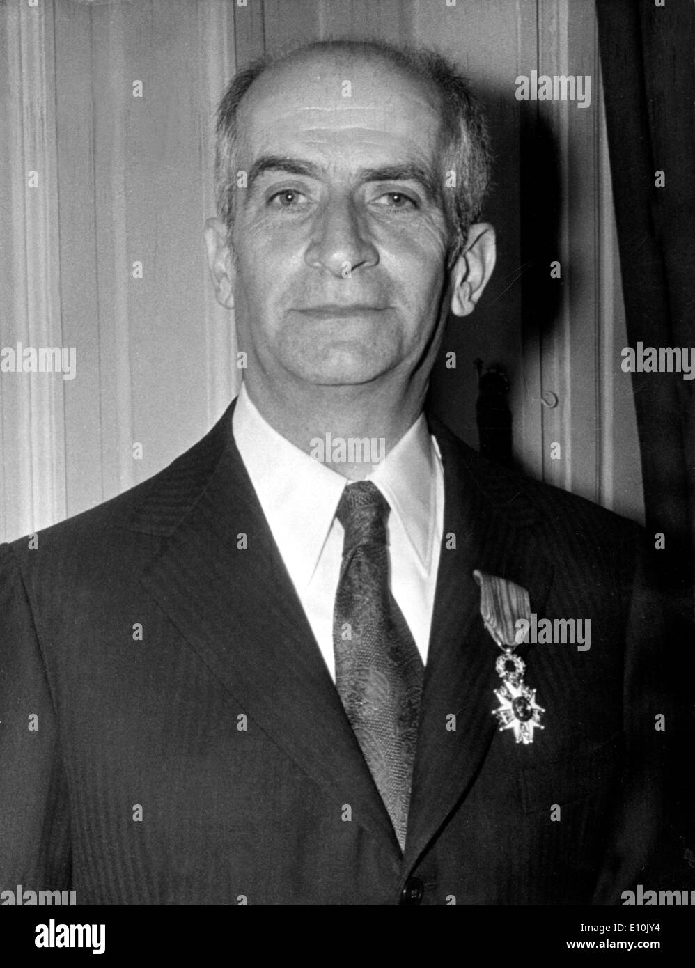 French comedian LOUIS DE FUNES portrayed with the Legion d'honneur - a ...