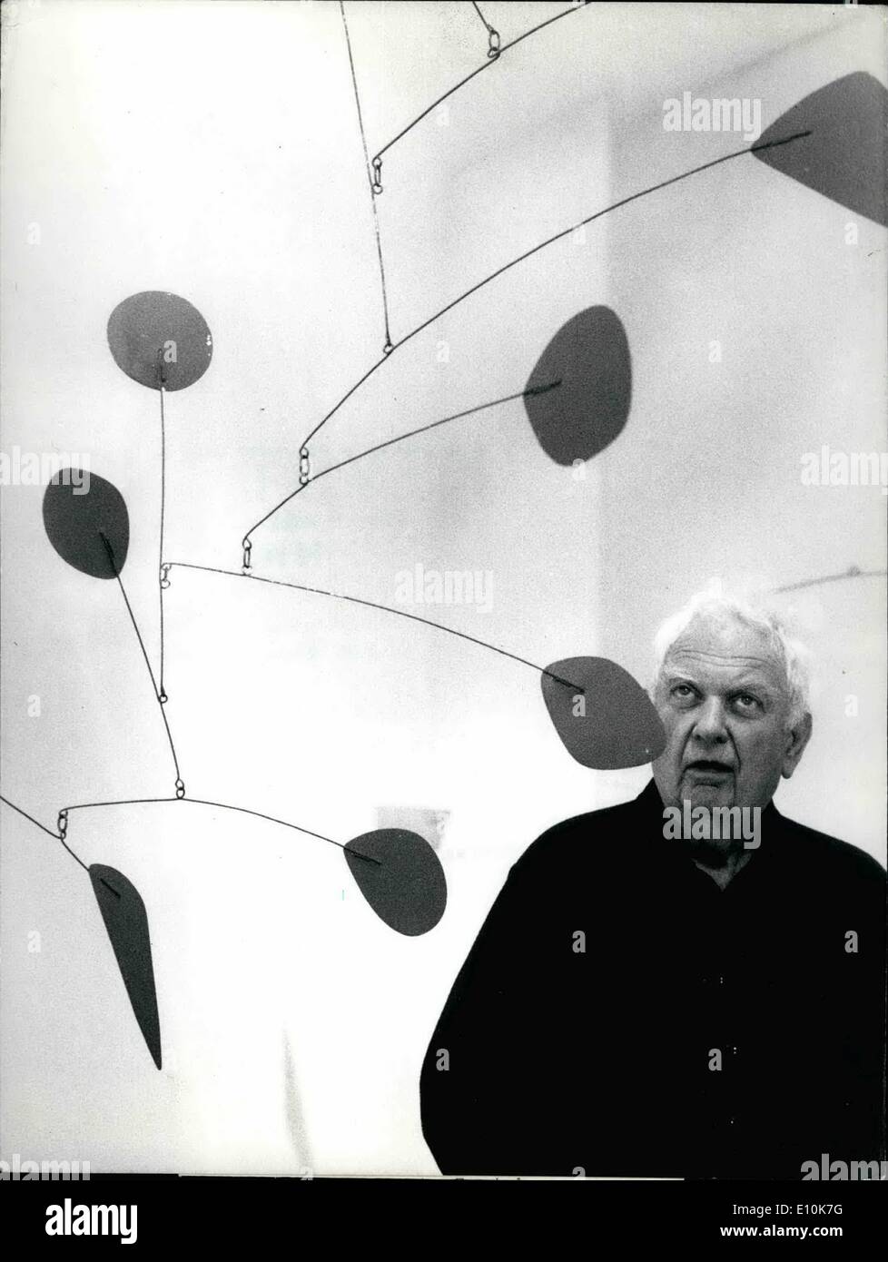 May 05, 1973 - Famous American Sculptor Alexandre Calder who is 75 ...