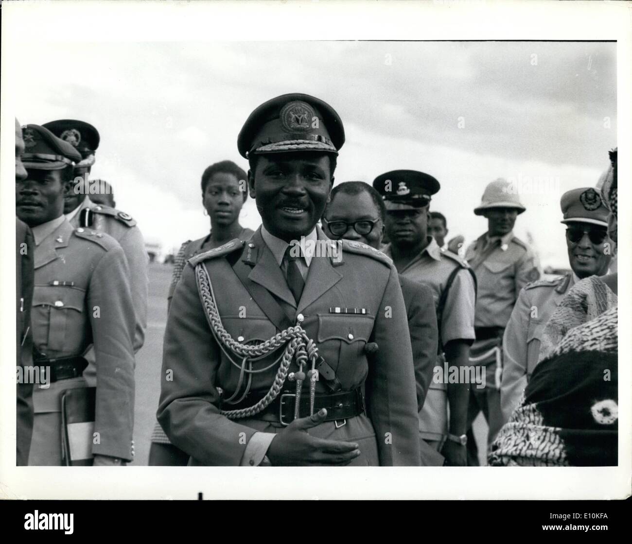 May 05, 1973 - Yakubu Gowon, Head of the military Government of Nigeria ...