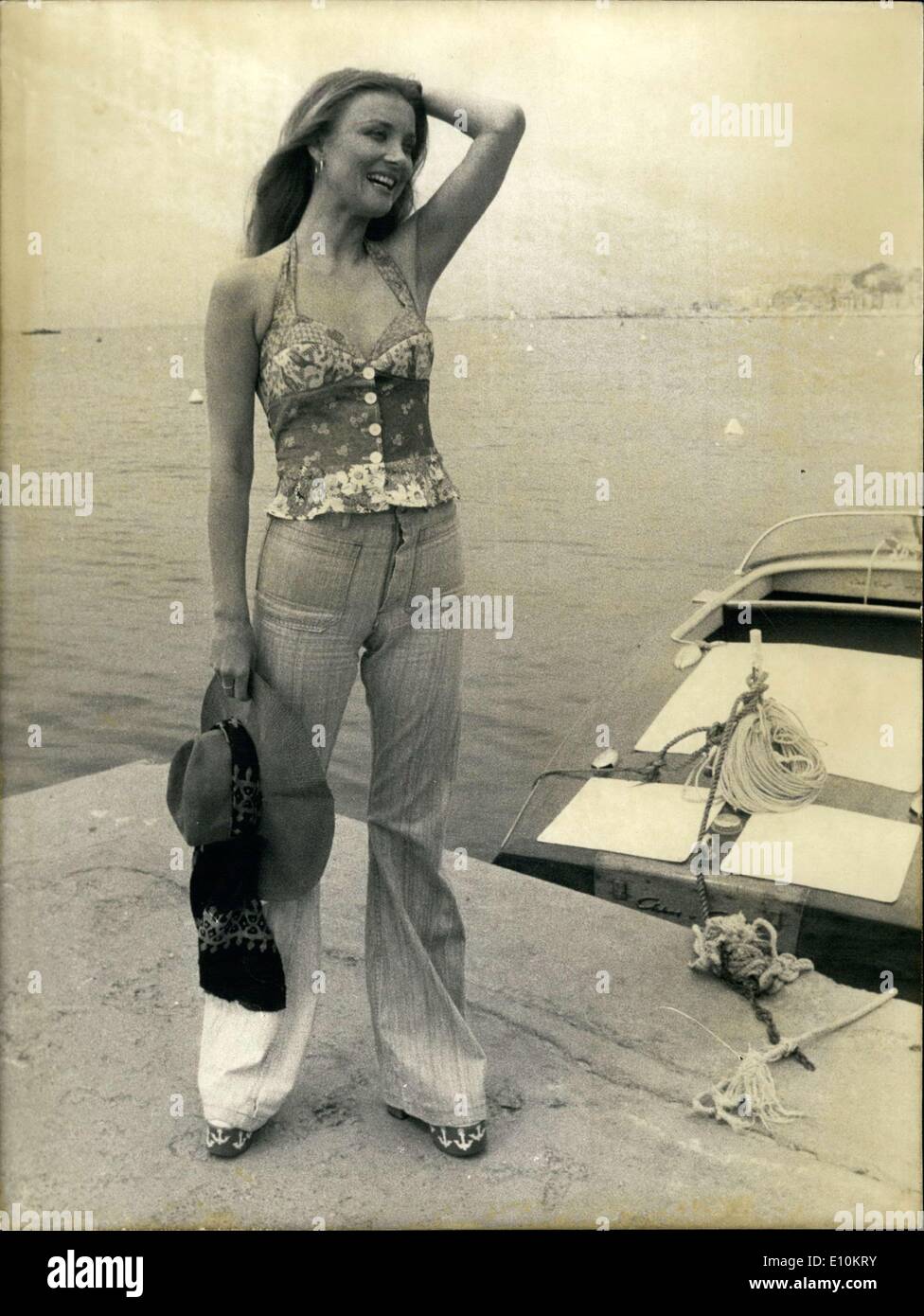 May 17, 1973 - The charming starlette Barbara Boucher is in Cannes to ...