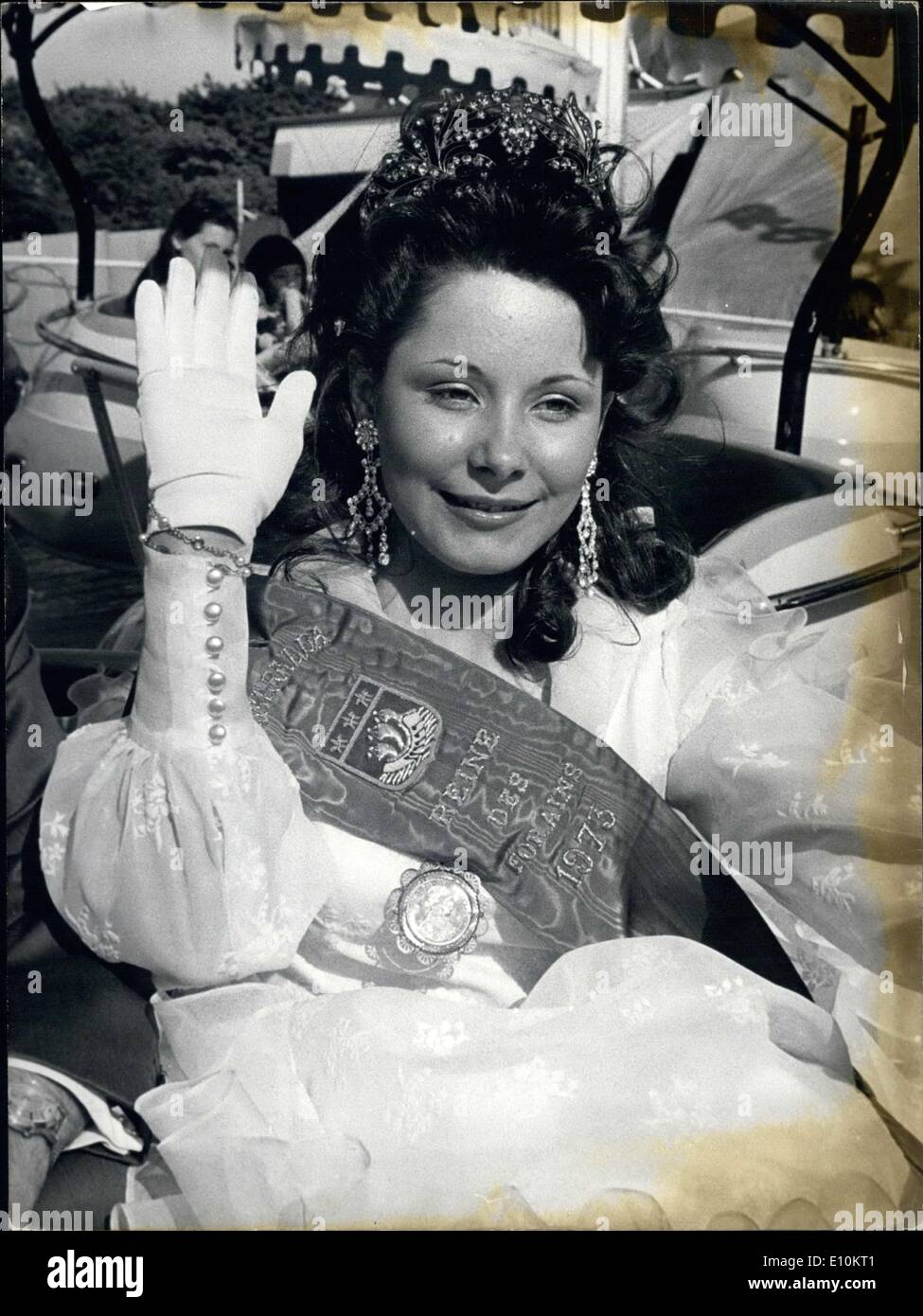 May 17, 1973 - Chislaine Bash is named ''Miss Esmeralda 1973' Stock ...