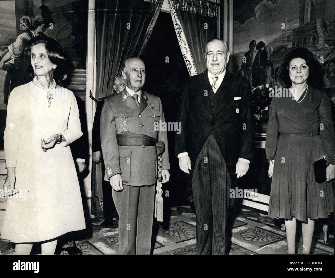 Jun. 06, 1973 - Argentine President meets General Franco during his ...