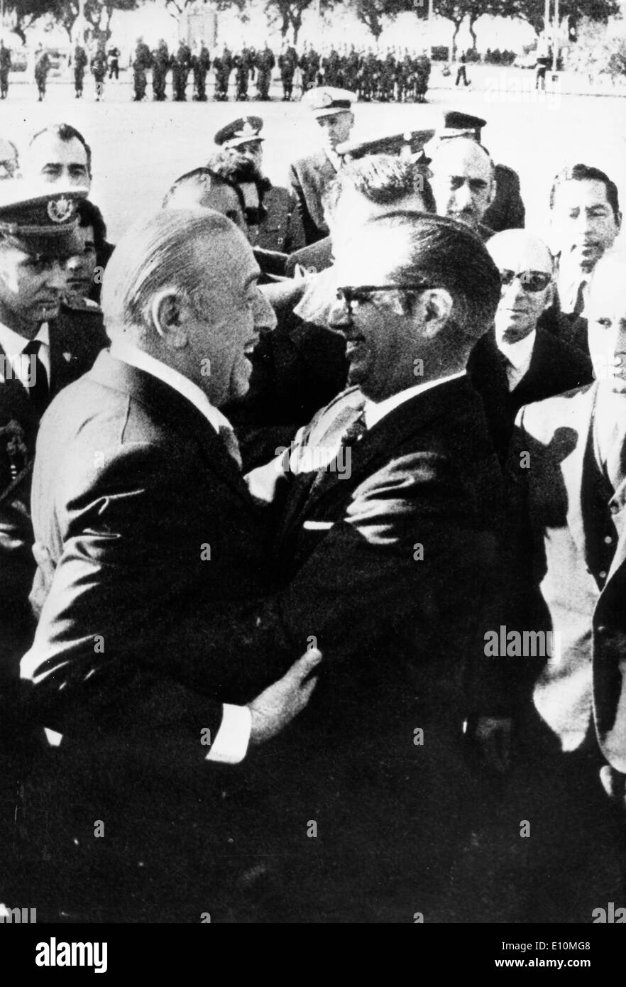 President OSVALDO DORTICOS of Cuba and President CAMPORA of Argentina ...