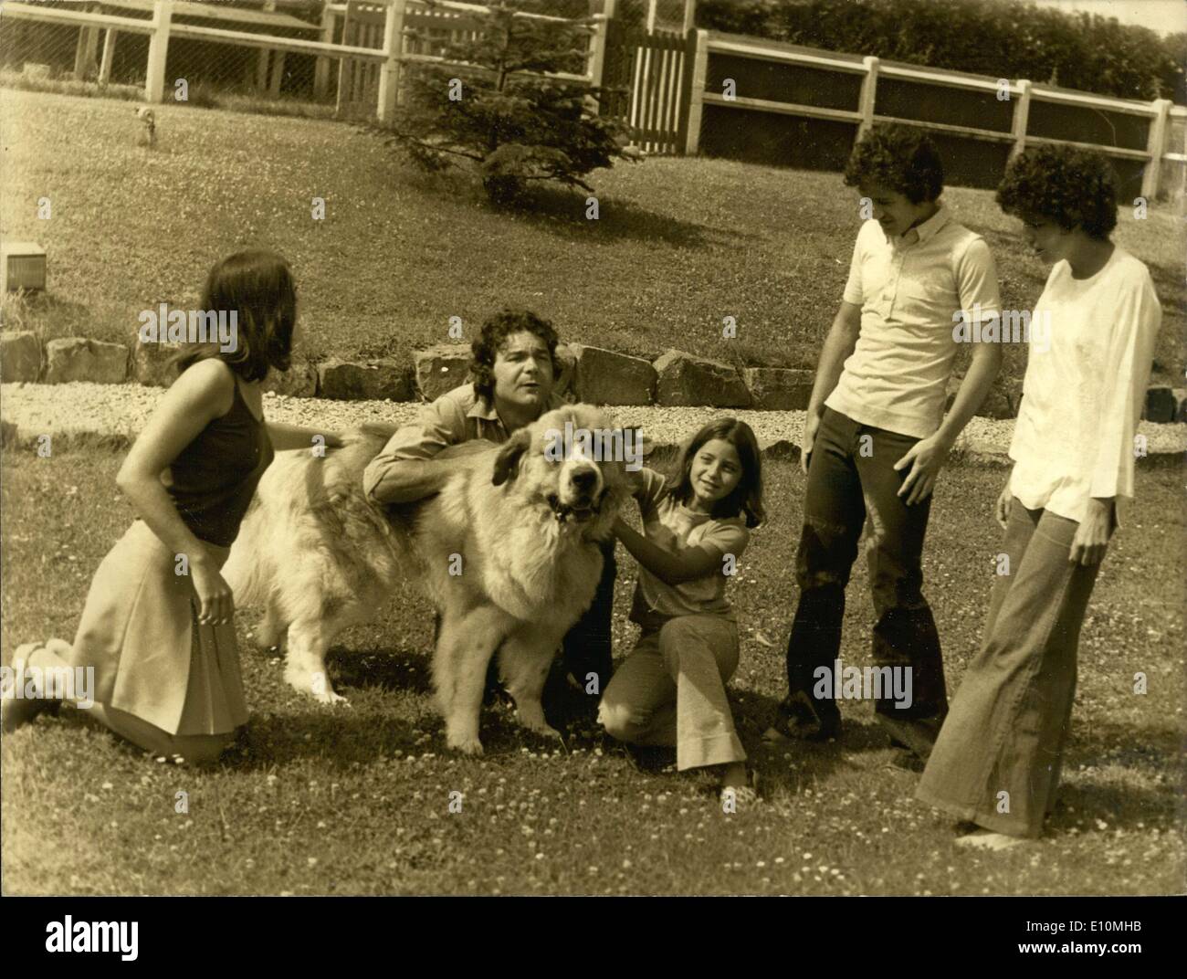 Jul. 12, 1973 - Pierre Perret celebrated his 39th birthday with his ...