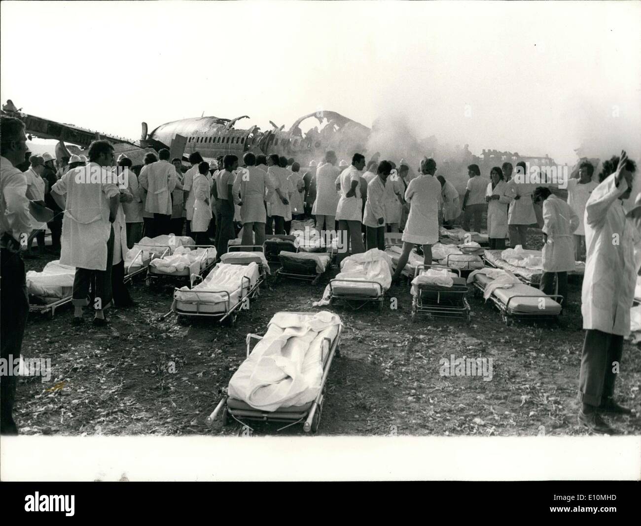 Jul. 12, 1973 - Medical Staff Waiting to Rescue Brazilian Plane Crash ...