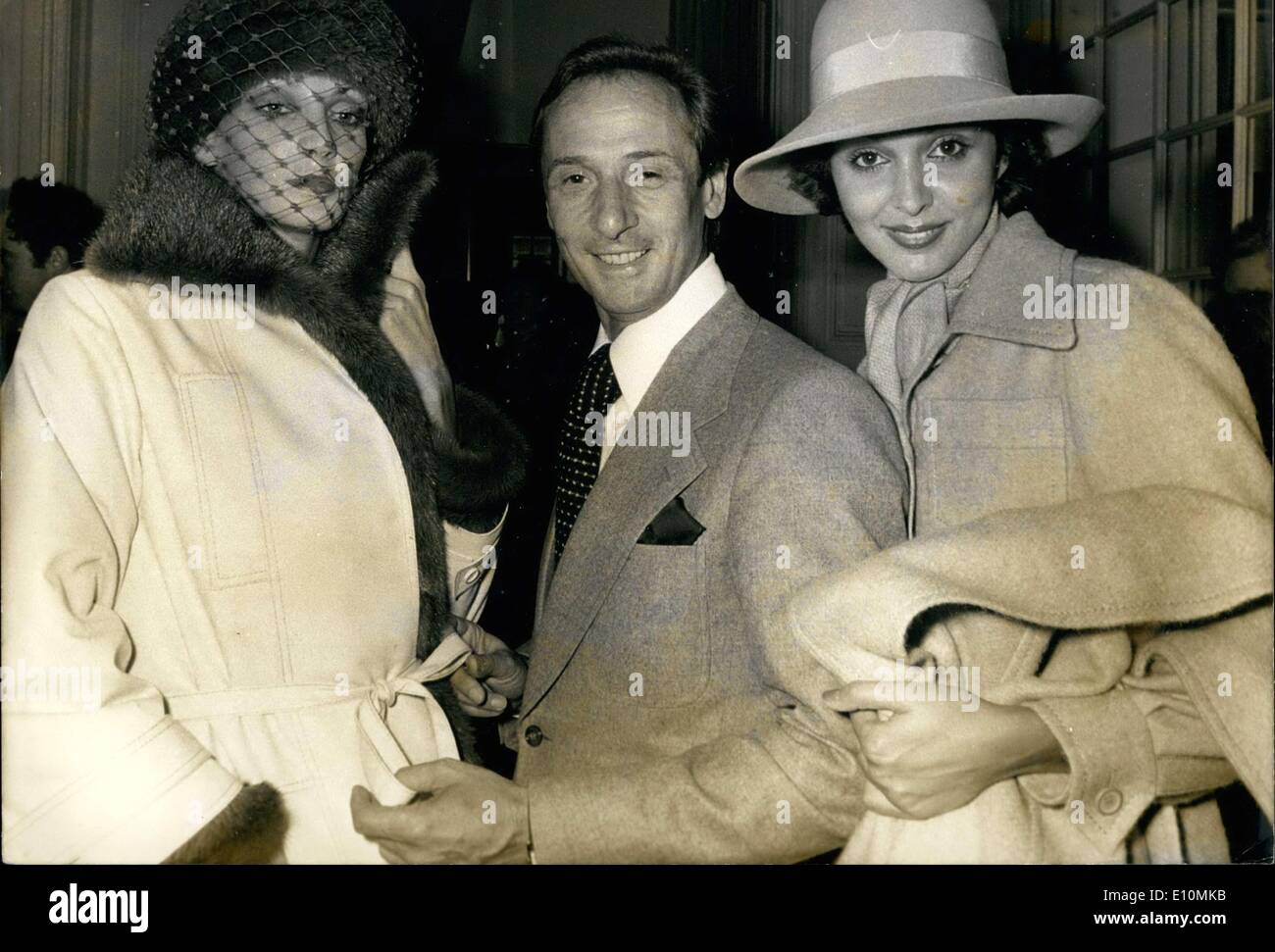 Jul. 24, 1973 - Christian Dior Models Wear New Designs with Designer ...