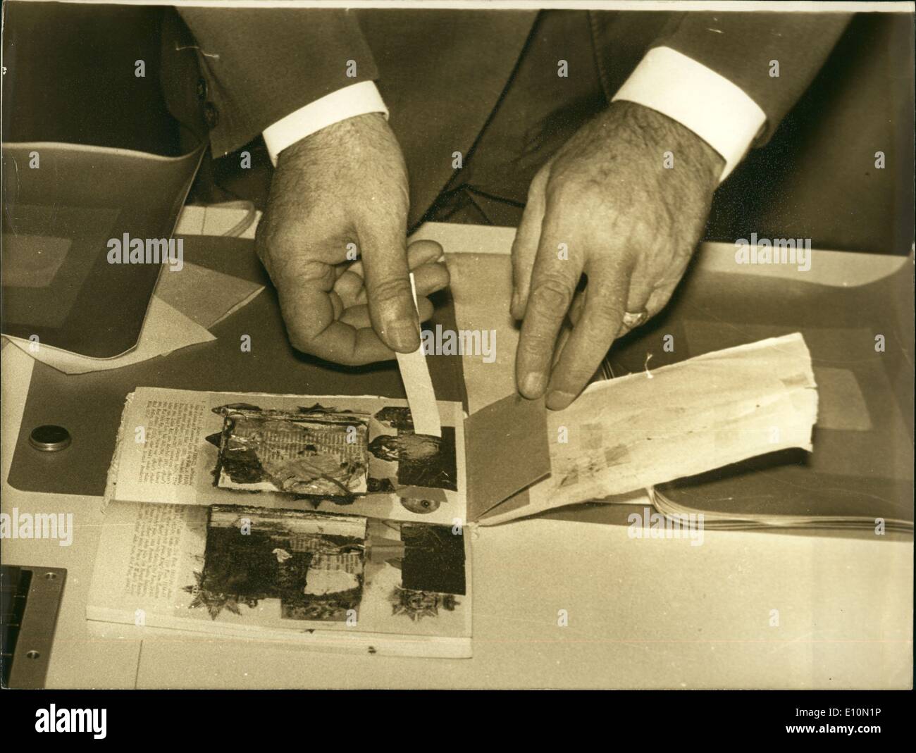 Aug. 08, 1973 - A letter hiding a bomb was just discovered at the Great ...