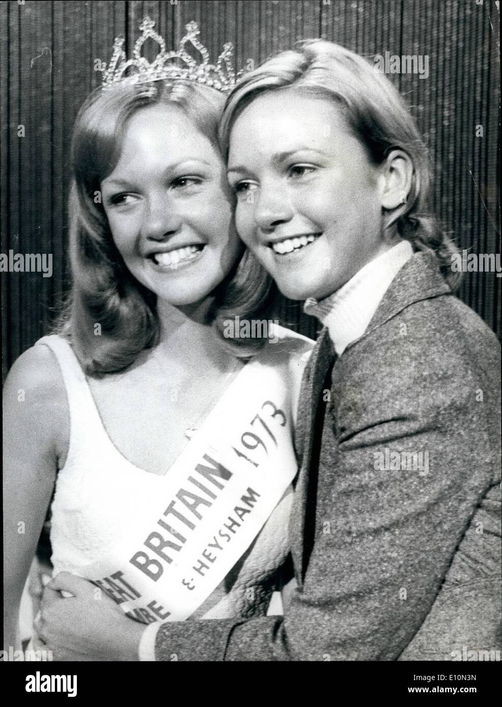 Aug. 08, 1973 - Miss Great Britain 1973: 21-year old Gay Spink, of ...