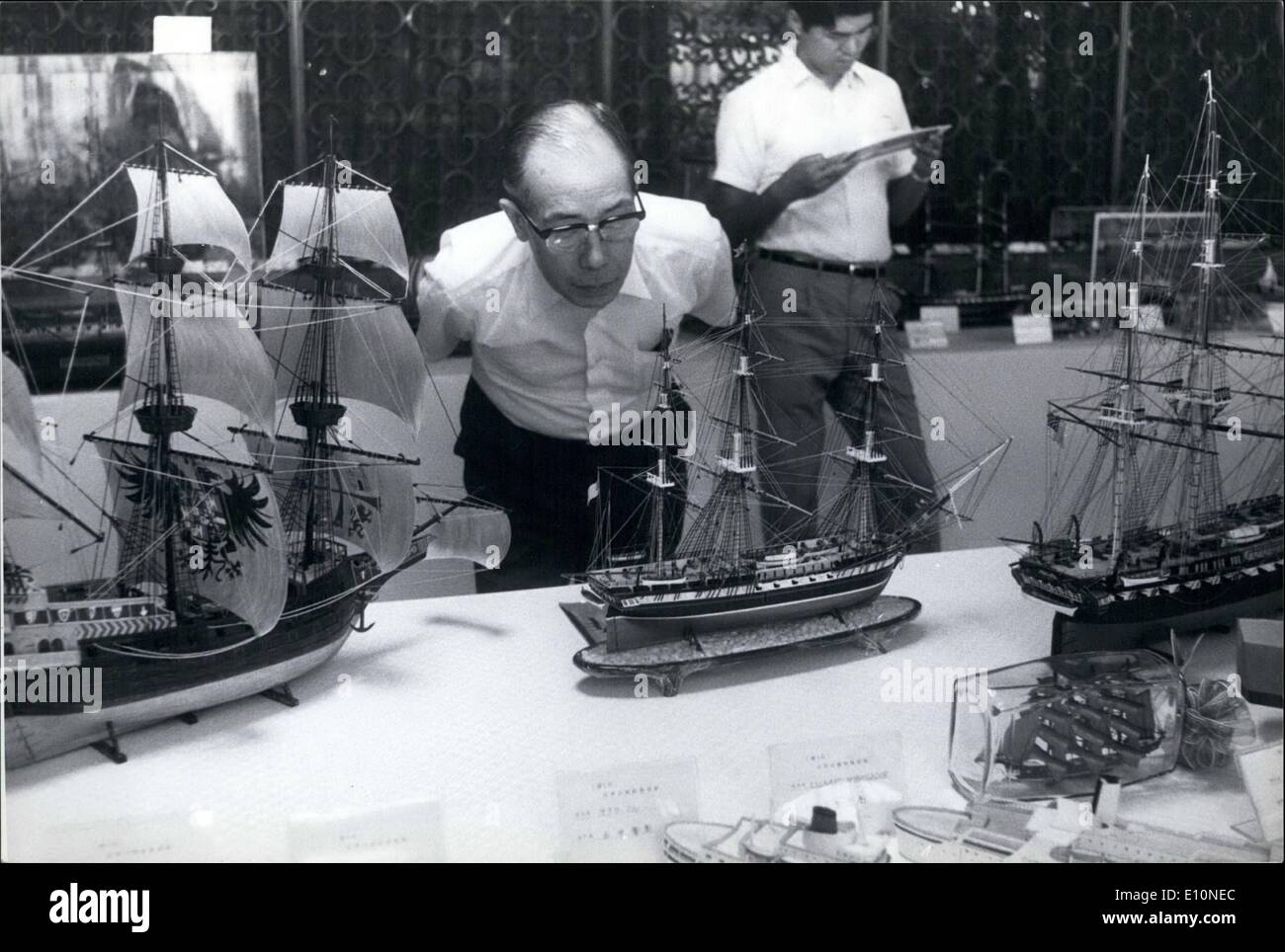 Aug. 08, 1973 - Model ships of the World exhibited at Yokohama ...