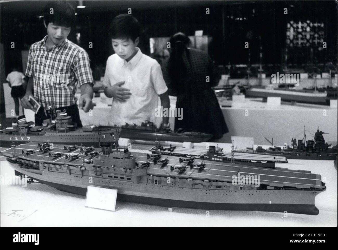 Aug. 08, 1973 - Model ships of the World exhibited at Yokohama ...