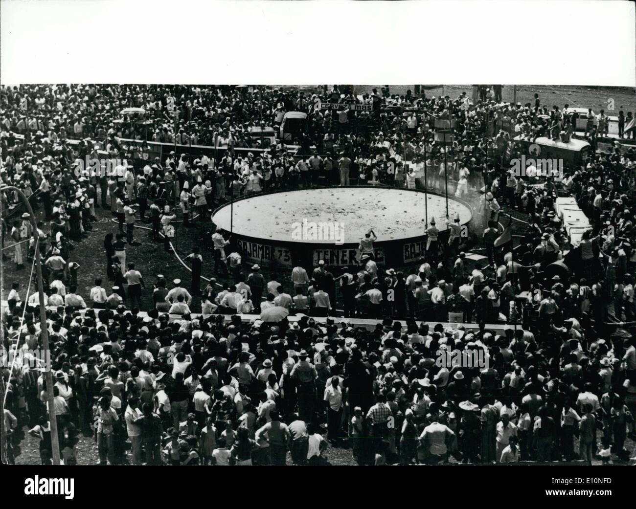 Aug. 08, 1973 - The World's Biggest ''Paella'': What is believed to be ...