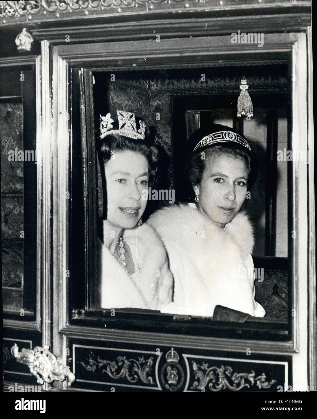Oct. 30, 1973 - State Opening Of Parliament: Photo Shows H.M. The Queen ...
