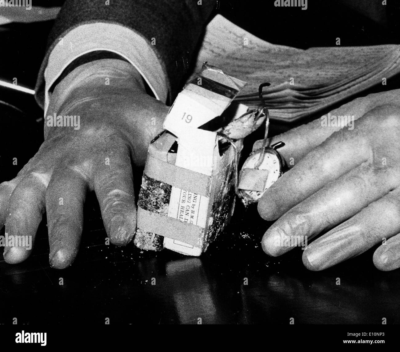 Irish War of Independence - a fire bomb discovered contained in a ...