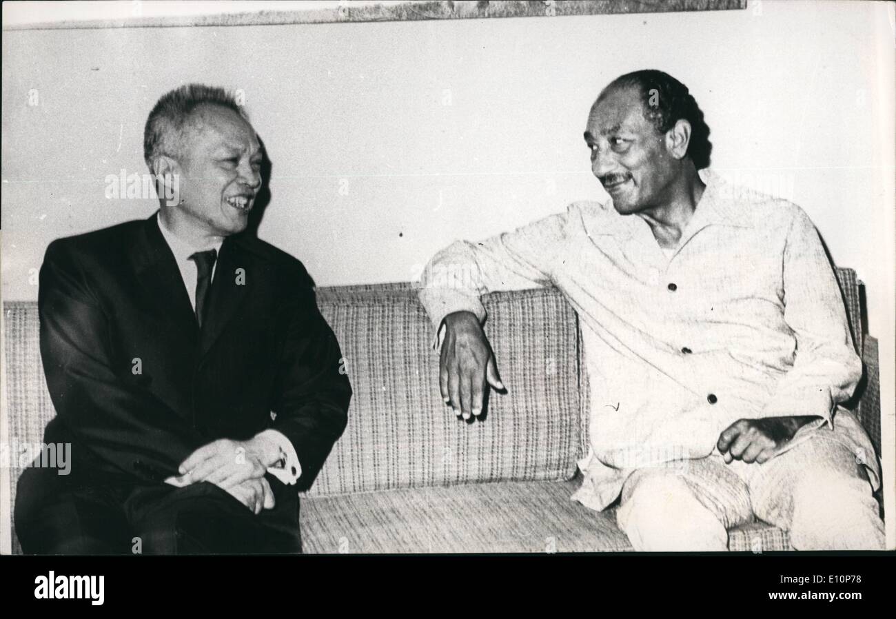 Sep. 09, 1973 - President Mohammed Anwar El Sadat today received Mr ...