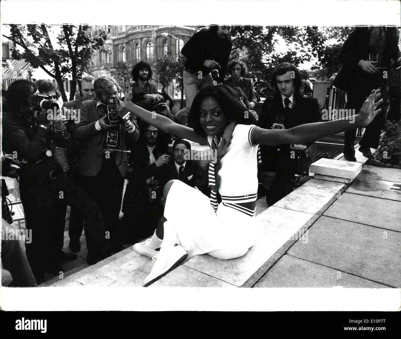 Sep. 09, 1973 - Diana Ross on U.K tour: There was a photo call at the ...