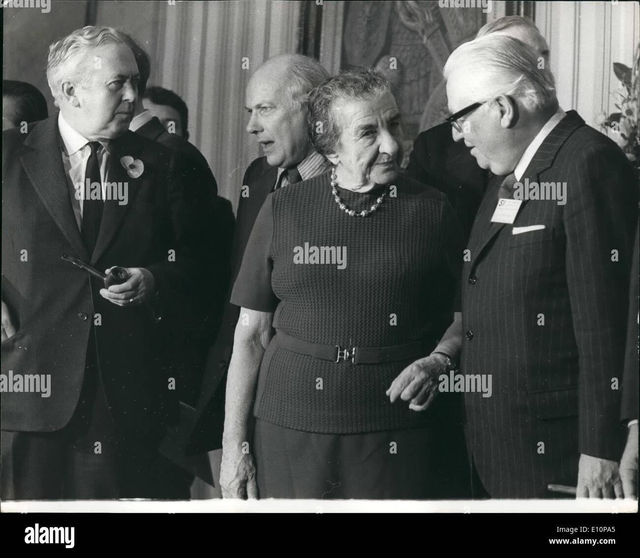 Nov. 11, 1973 - Mrs. Golda Meir At Socialist International Conference ...