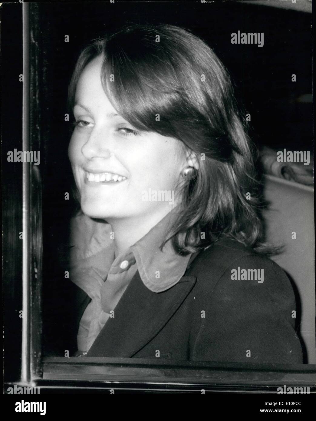 Nov. 11, 1973 - Prince Charles and Lady Jane Wellesley arrive back from ...