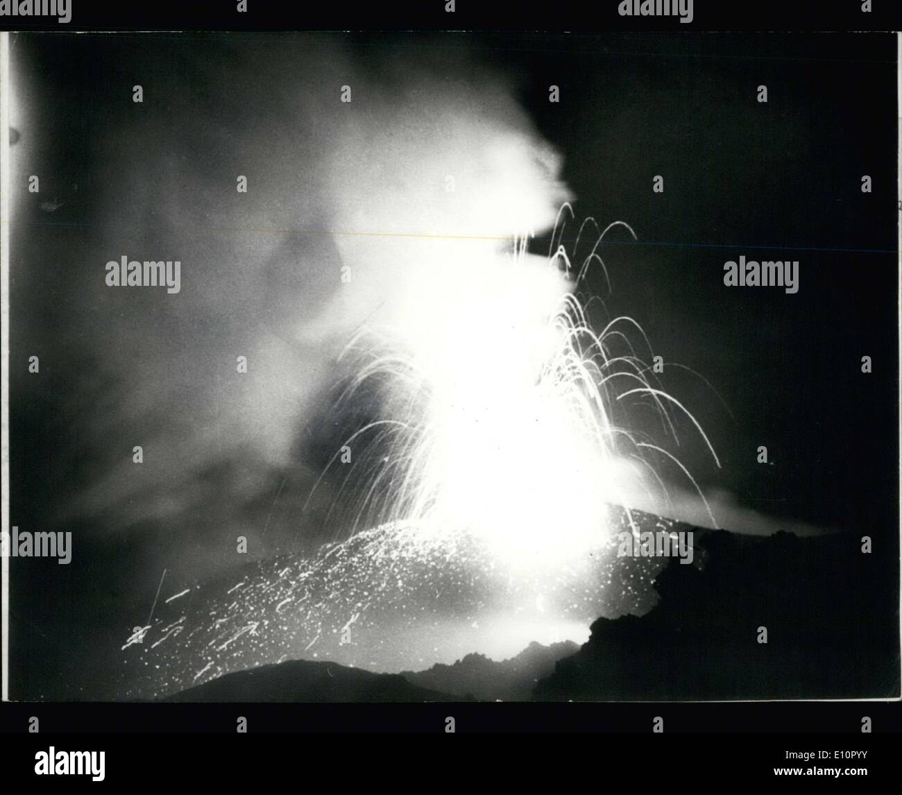 Oct. 05, 1973 - Vulkan Alaid's Eruption in the Kuril Islands Stock ...
