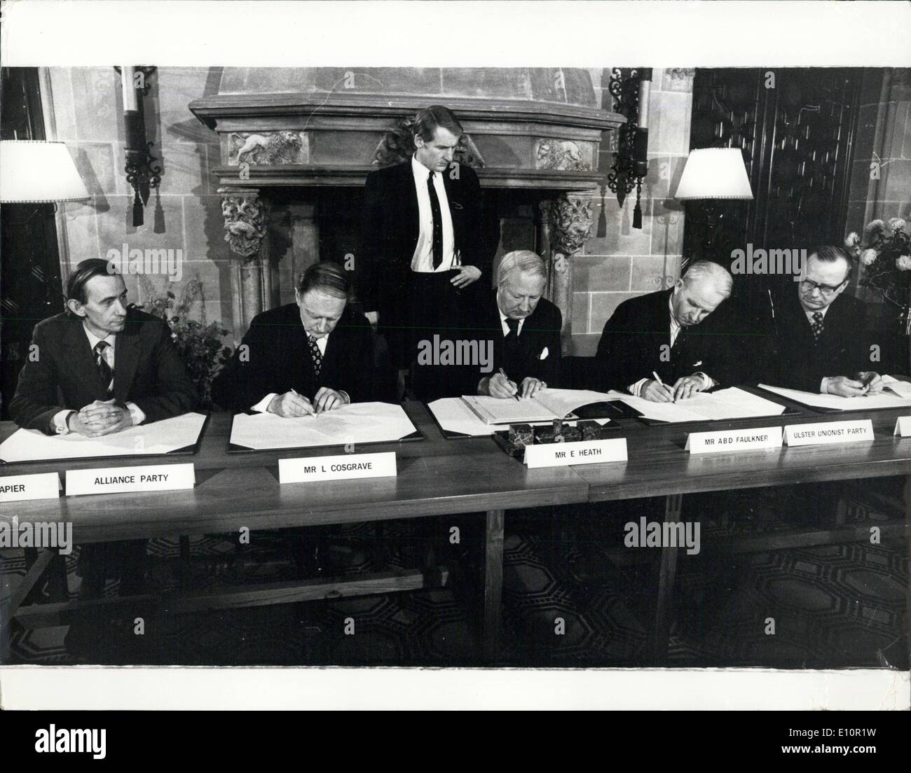 Dec. 10, 1973 - Council of Ireland Agreement.: Agreement on a Council ...
