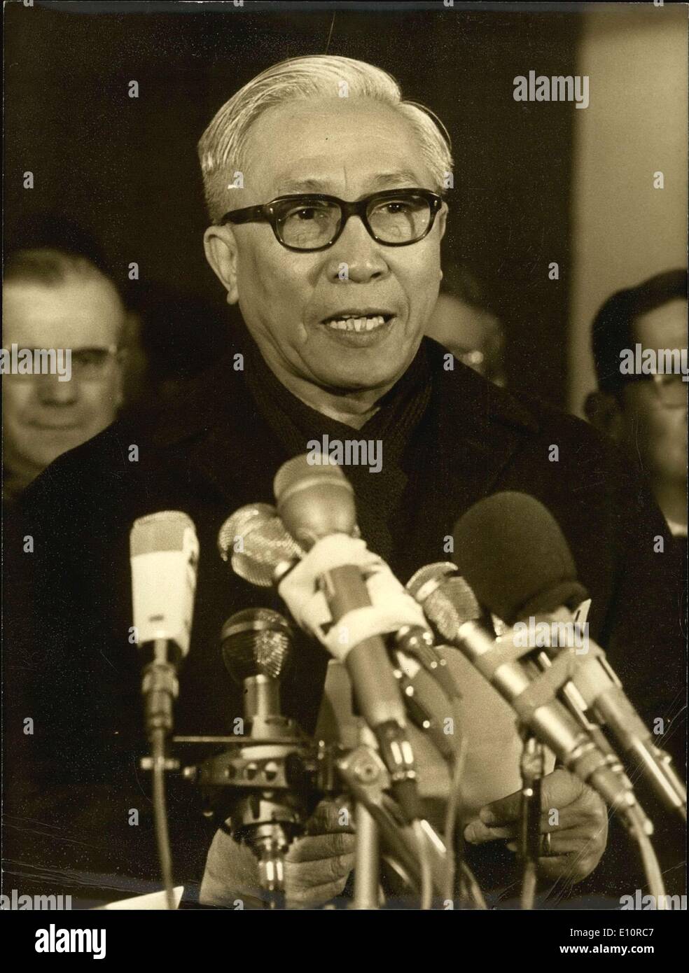 Dec. 17, 1973 - Mr. Le Duc Tho, a North Vietnamese adviser, arrived in Paris this morning where ...