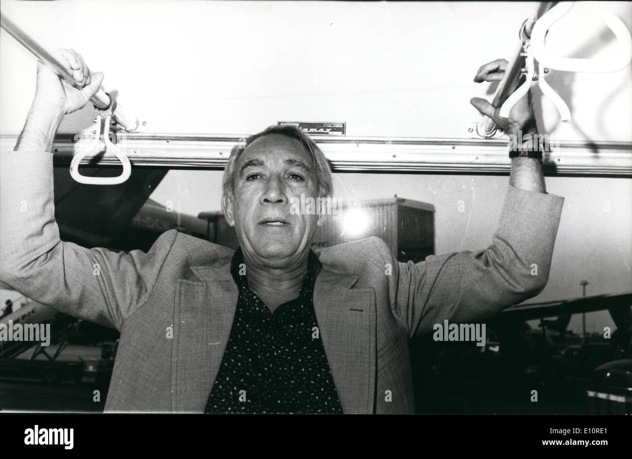 Oct. 10, 1973 - Anthony Quinn. Credit: Greek Photo Agency Stock Photo ...