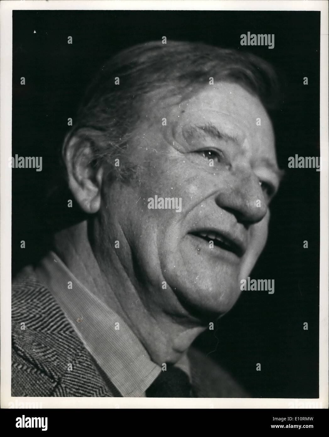 1974 john wayne cambridge hi-res stock photography and images - Alamy