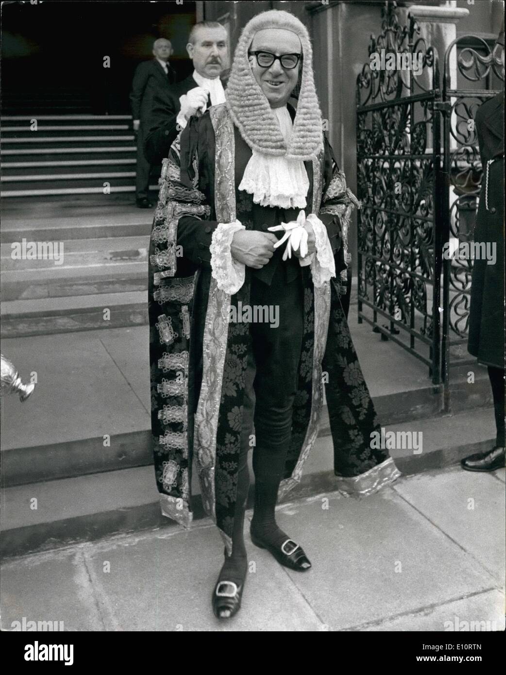 Mar. 03, 1974 - Sir Elwyn Jones Sworn In As New Lord Chancellor. Sir ...