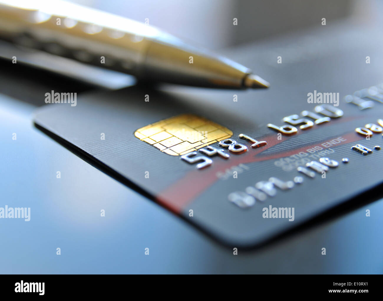 Hologram credit card hi-res stock photography and images - Alamy