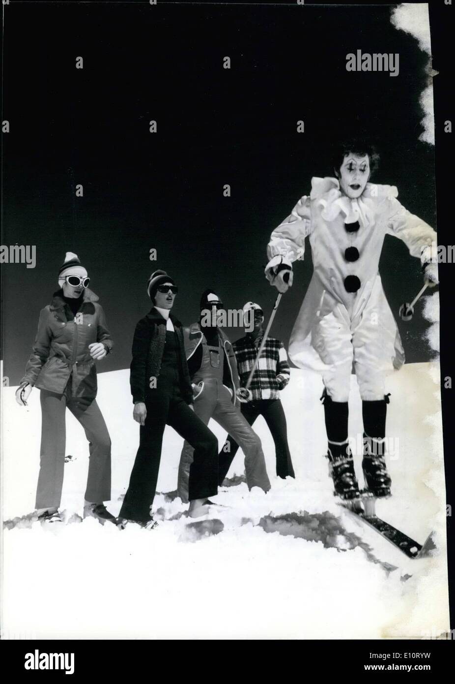Jan. 01, 1974 - An expert clown and skier of great skill, too is ...