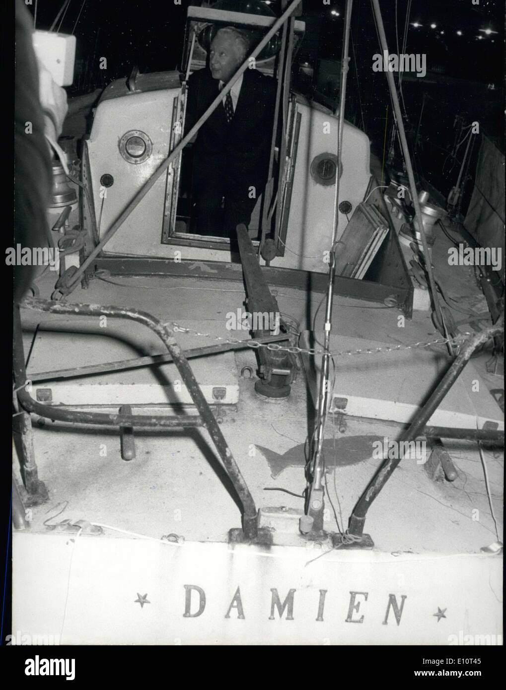 Jan. 18, 1974 - Prime Minister Messmer pictured officially visited the ...