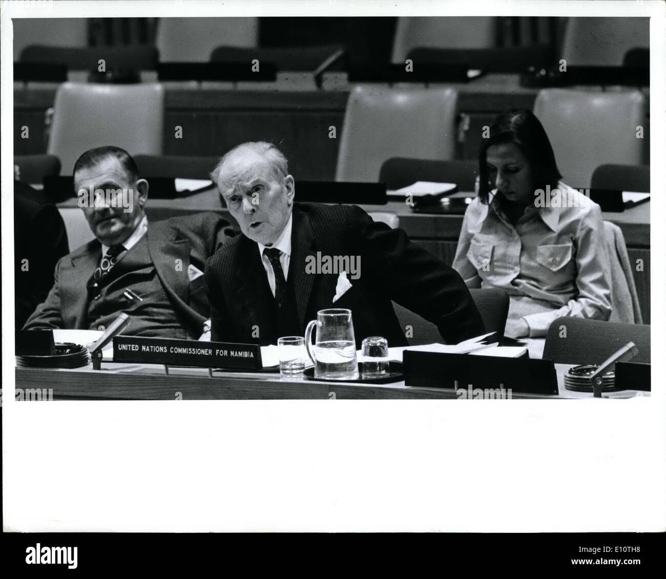 Council namibia welcomes new commissioner hi-res stock photography and ...