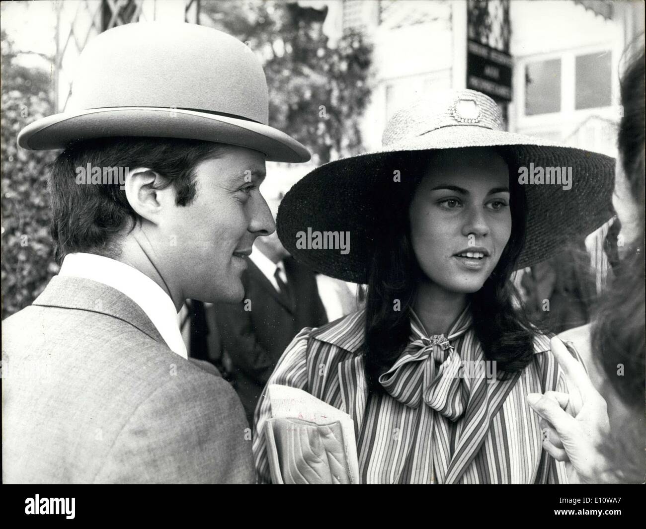 Jun. 10, 1974 - David de Rothschild and his Fianc?e, Olympia ...