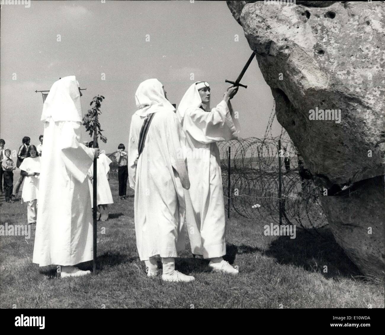 Jun. 21, 1974 - Ancient Druid order celebrates summer solstice. The ...