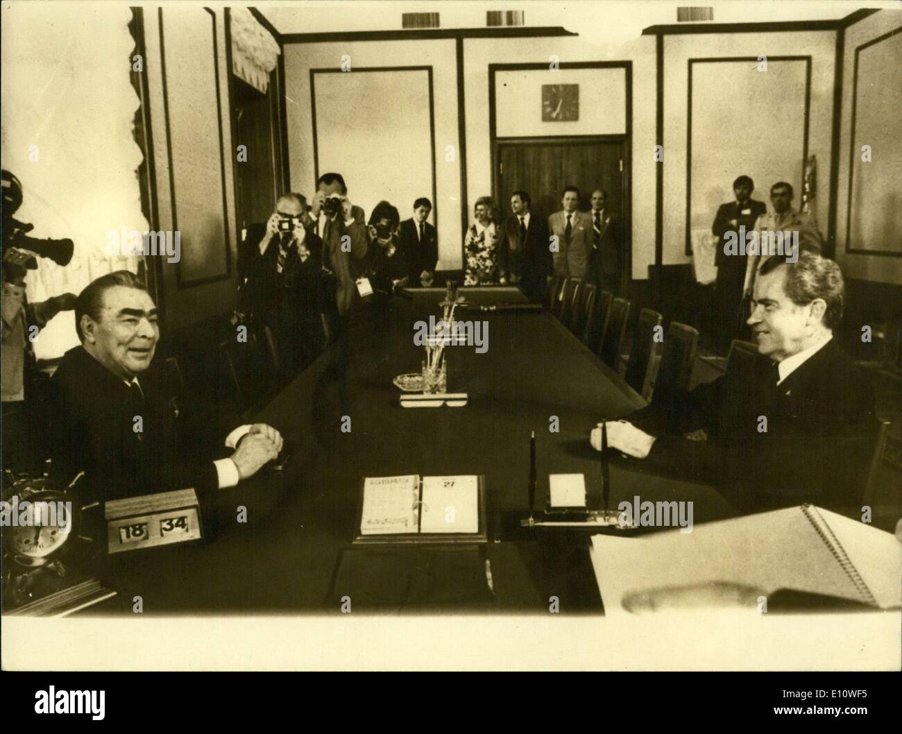 Richard Nixon Visit To Ussr High Resolution Stock Photography and ...