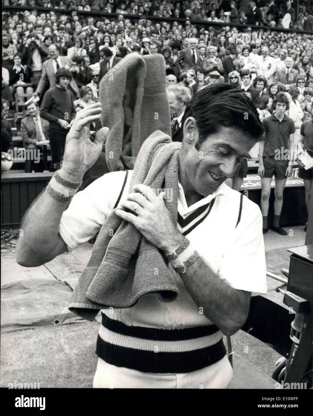 Jul. 03, 1974 - Wimbledon Tennis Championships John Newcombe Is Beaten ...