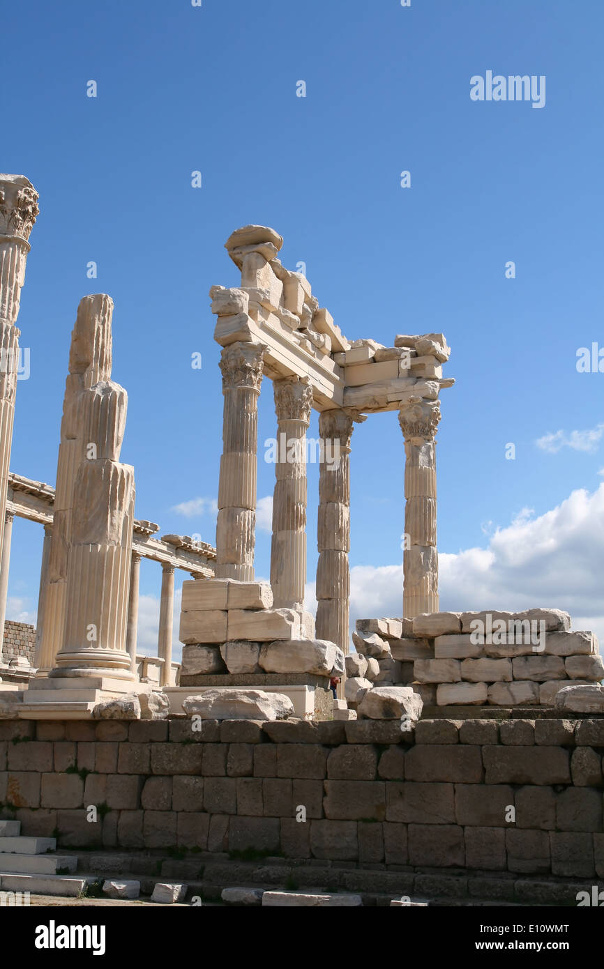 Antic city temple columns Stock Photo - Alamy
