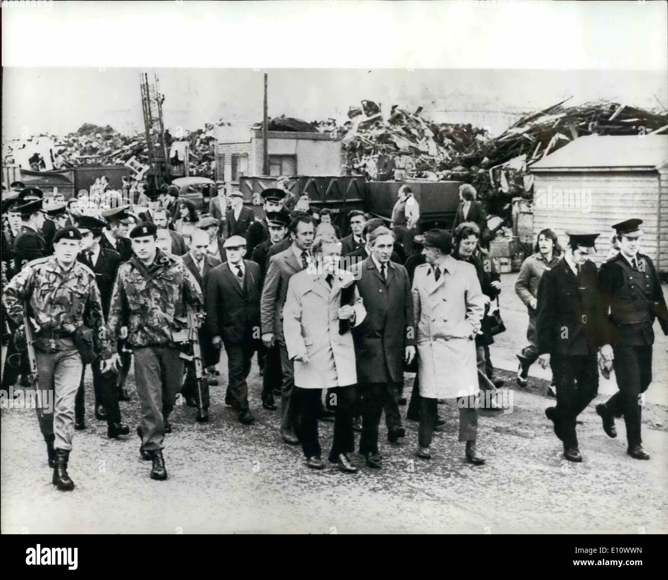May 05, 1974 - T.U.C. leader faces abuse as he leeds a 'back-to-work ...