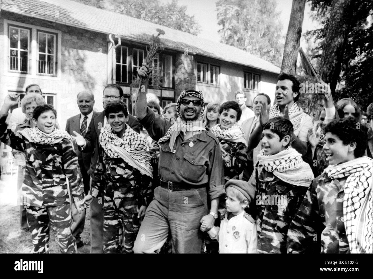 Palestinian Leader Yasser Arafat leads movement Stock Photo - Alamy