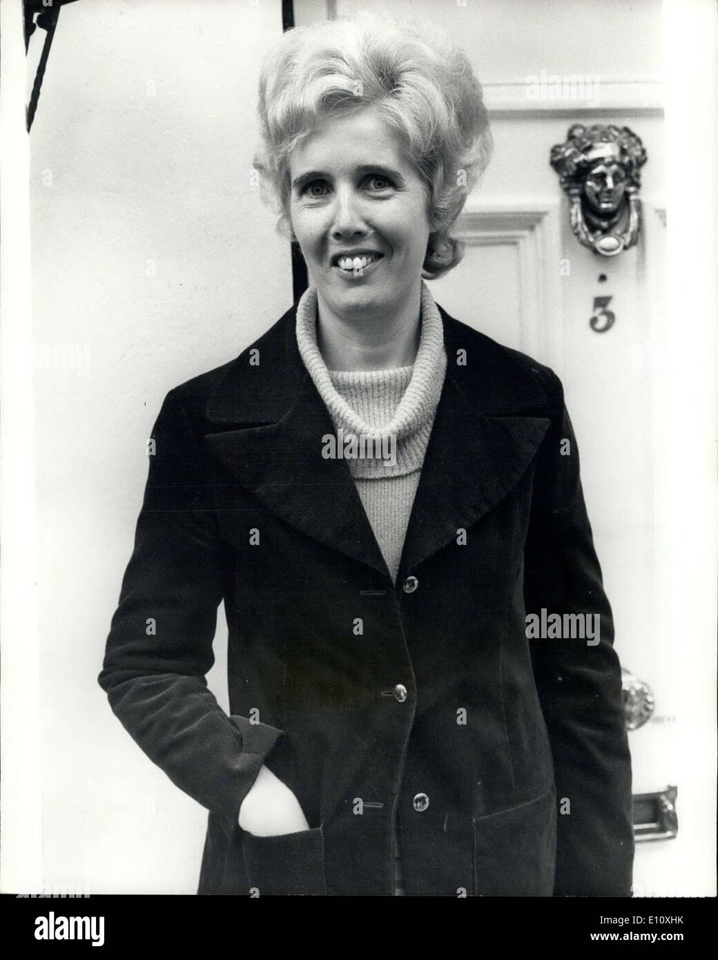 May 24, 1974 - Lady Marcia Harold Wilson gives his secretary a life ...