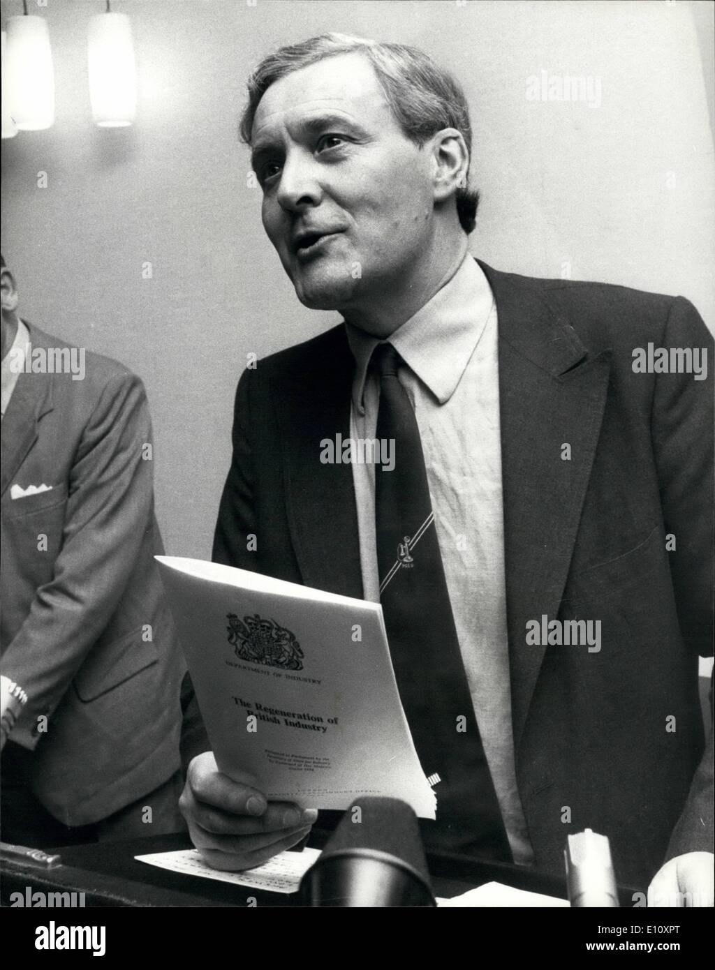 Aug. 08, 1974 - Mr. Tony Benn reveals the regeneration of British ...