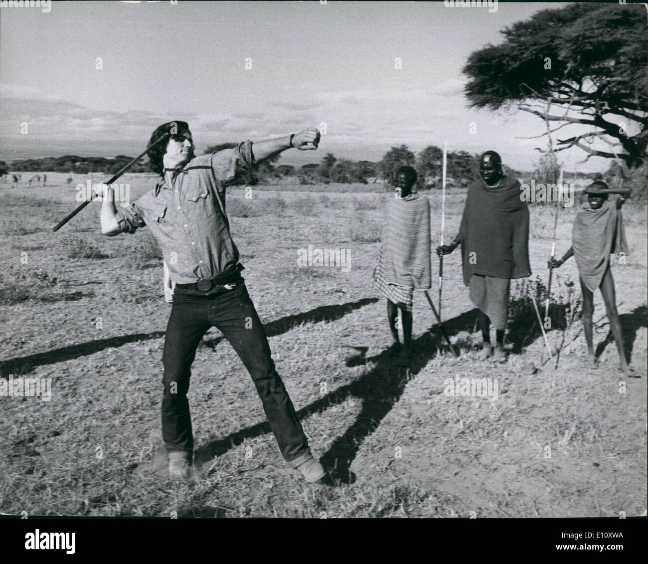 Jun. 06, 1974 - Bobby Kennedy Jr. in Africa: A Masai Moran=Warrior ...
