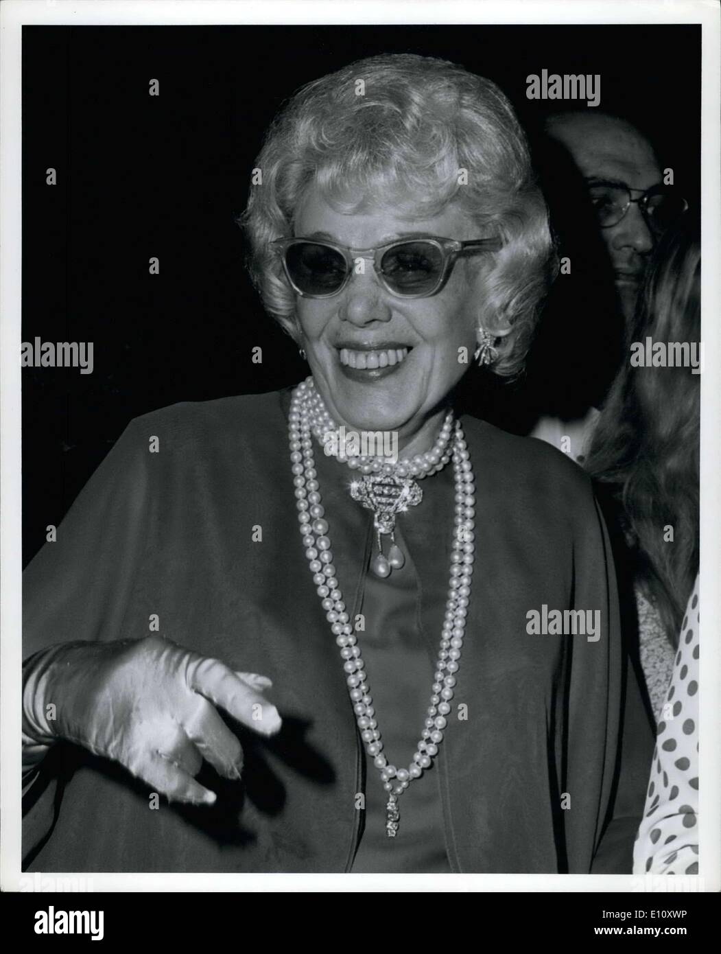 Jun. 06, 1974 - Maria Jeritza, opera singer Stock Photo - Alamy