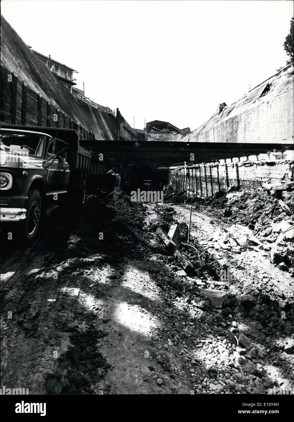 Aug. 08, 1974 - Brazil's São Paulo subway's first line engineering ...