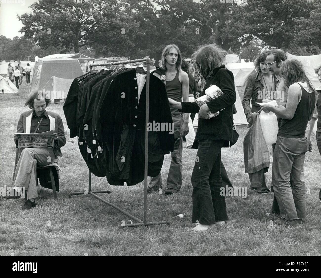 Aug 08 1974 Tailor Shop At Air Pop Festival Windsor Great Park There Were More Than 200