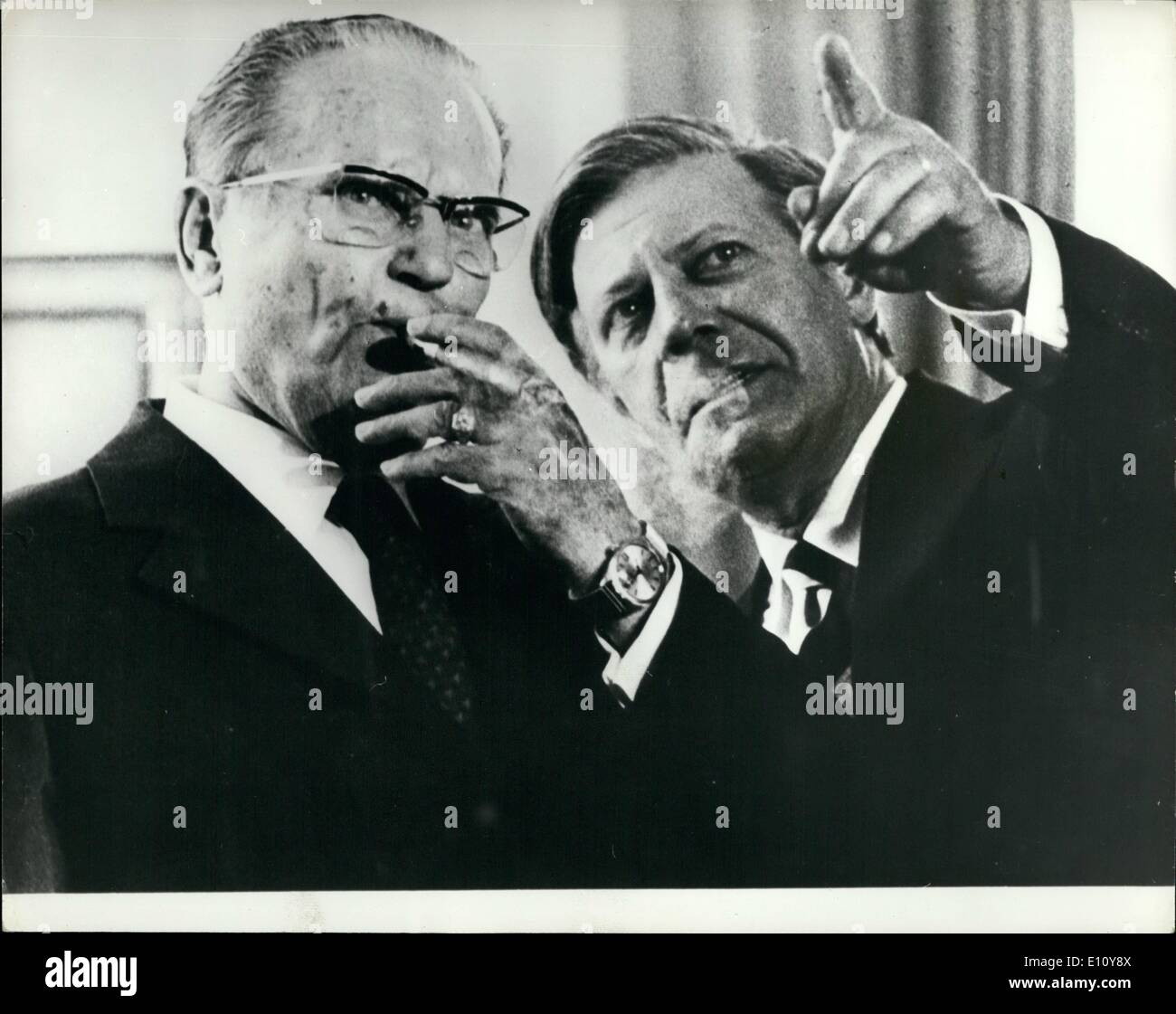 Jun. 06, 1974 - President Tito Meets German Chancellor: President Tito ...