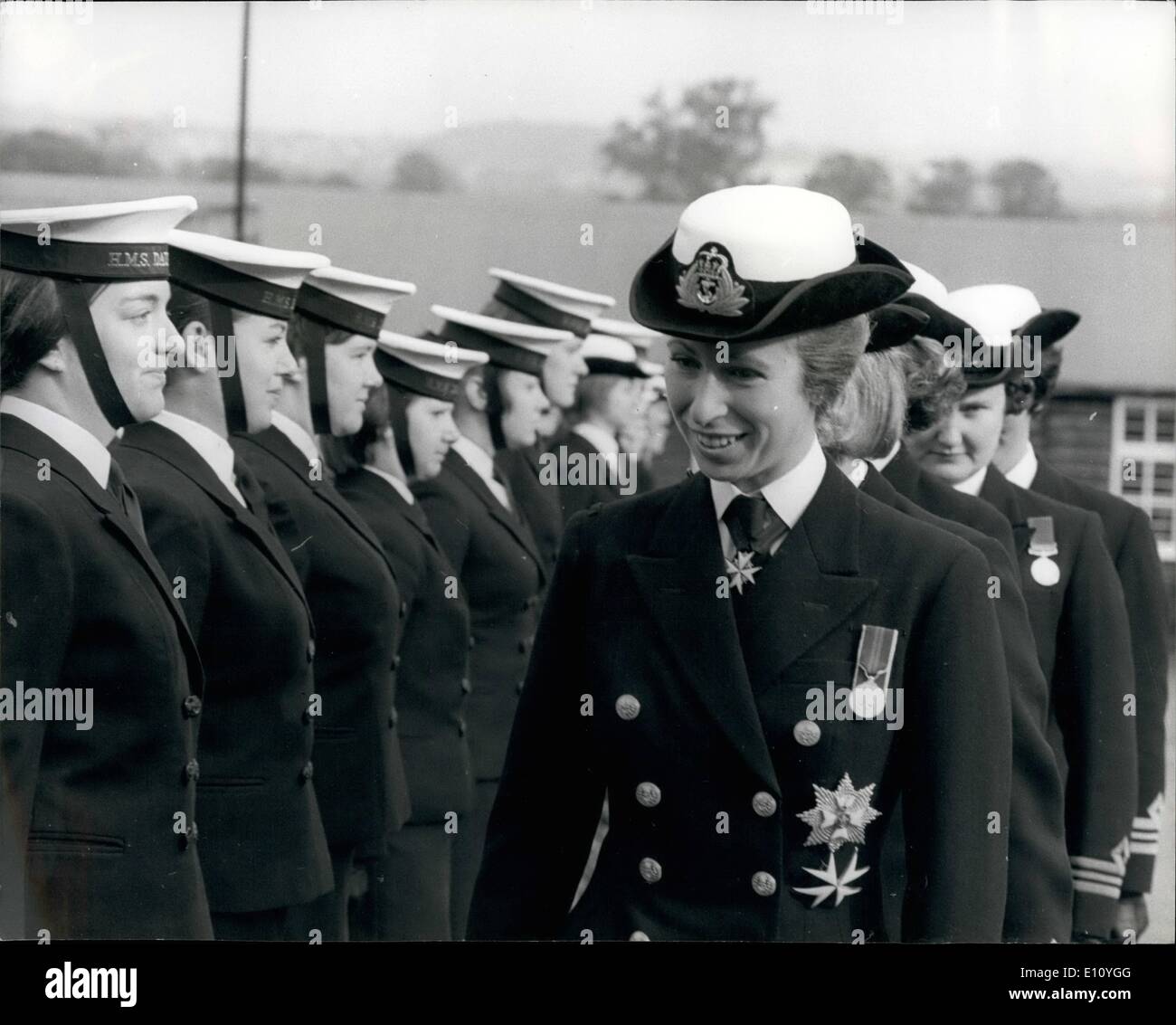 Oct. 10, 1974 - Princess Anne At Passing Out Parade: Princess Anne ...